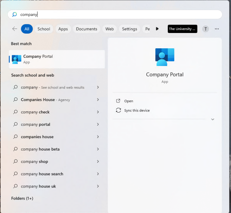 Company Portal | IT services