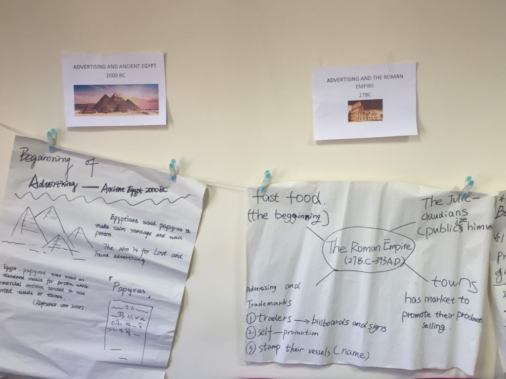 Creating a washing line timeline - An ABL approach to studying the ...