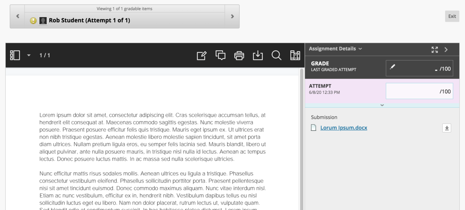 Upgrading the Blackboard Assignment Tool - Learning Technology Blog