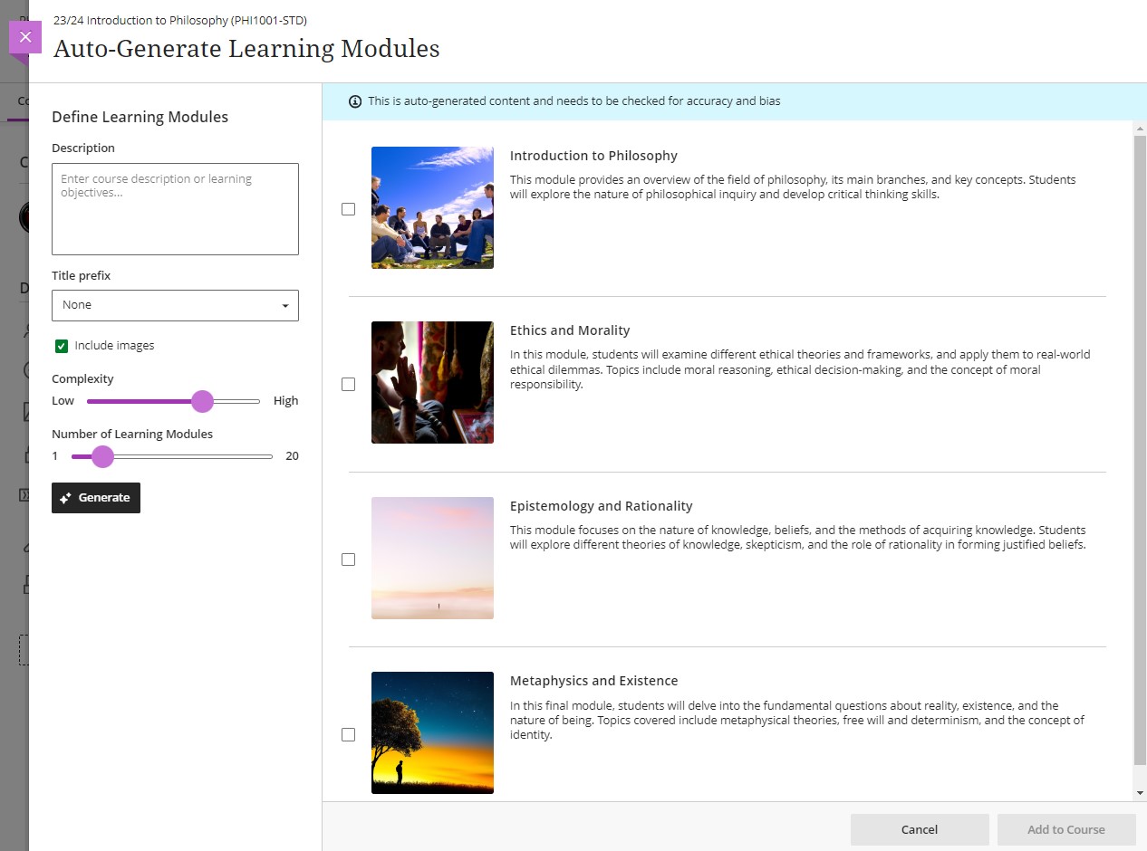 Blackboard Upgrade - December 2023: AI Design Assistant, AI Image ...