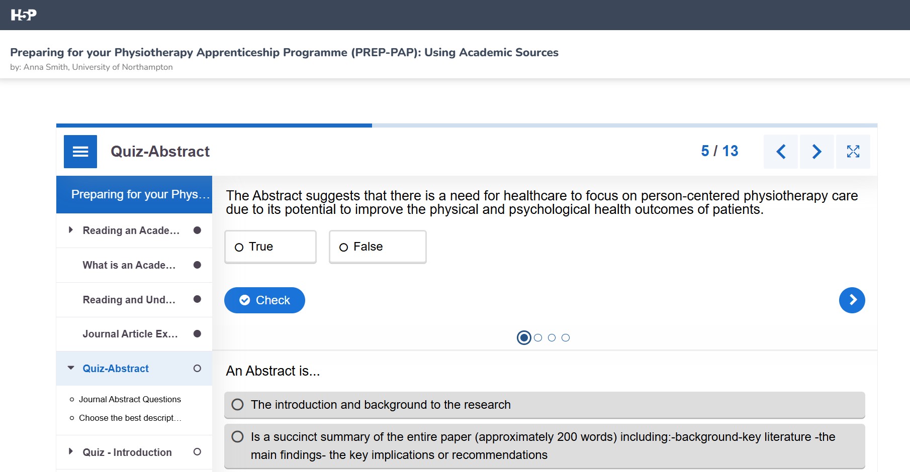 Preparing for your Physiotherapy Apprenticeship Programme (PREP-PAP) by Fiona Barrett and Anna ...